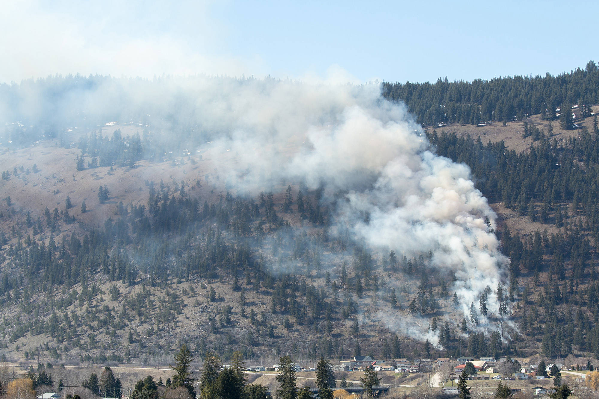Video: Wildfire near Chase being held by fire crews | Salmon Arm Observer